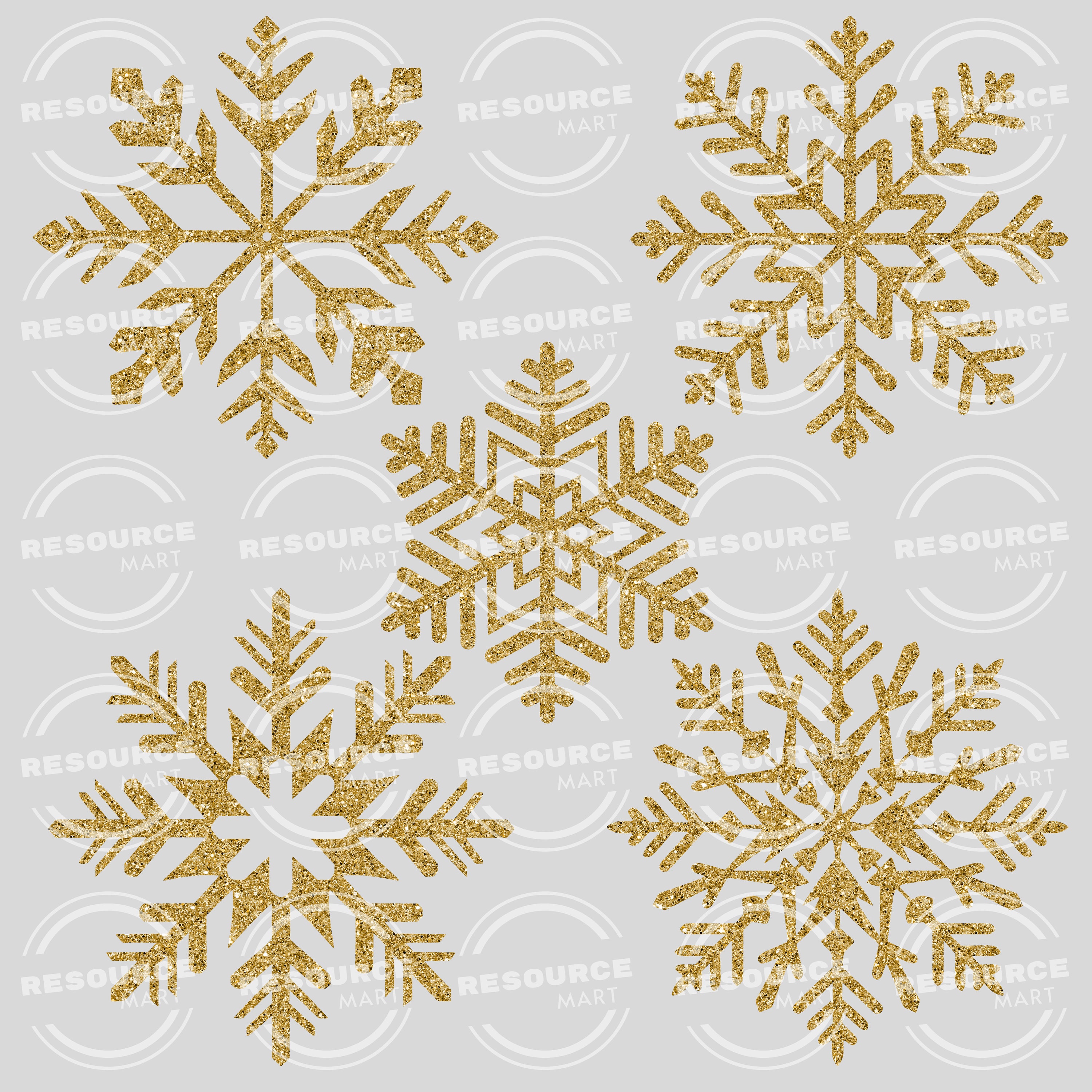Gold Glitter Snowflake Clipart Transparent PNG, Winter Christmas Clip ...