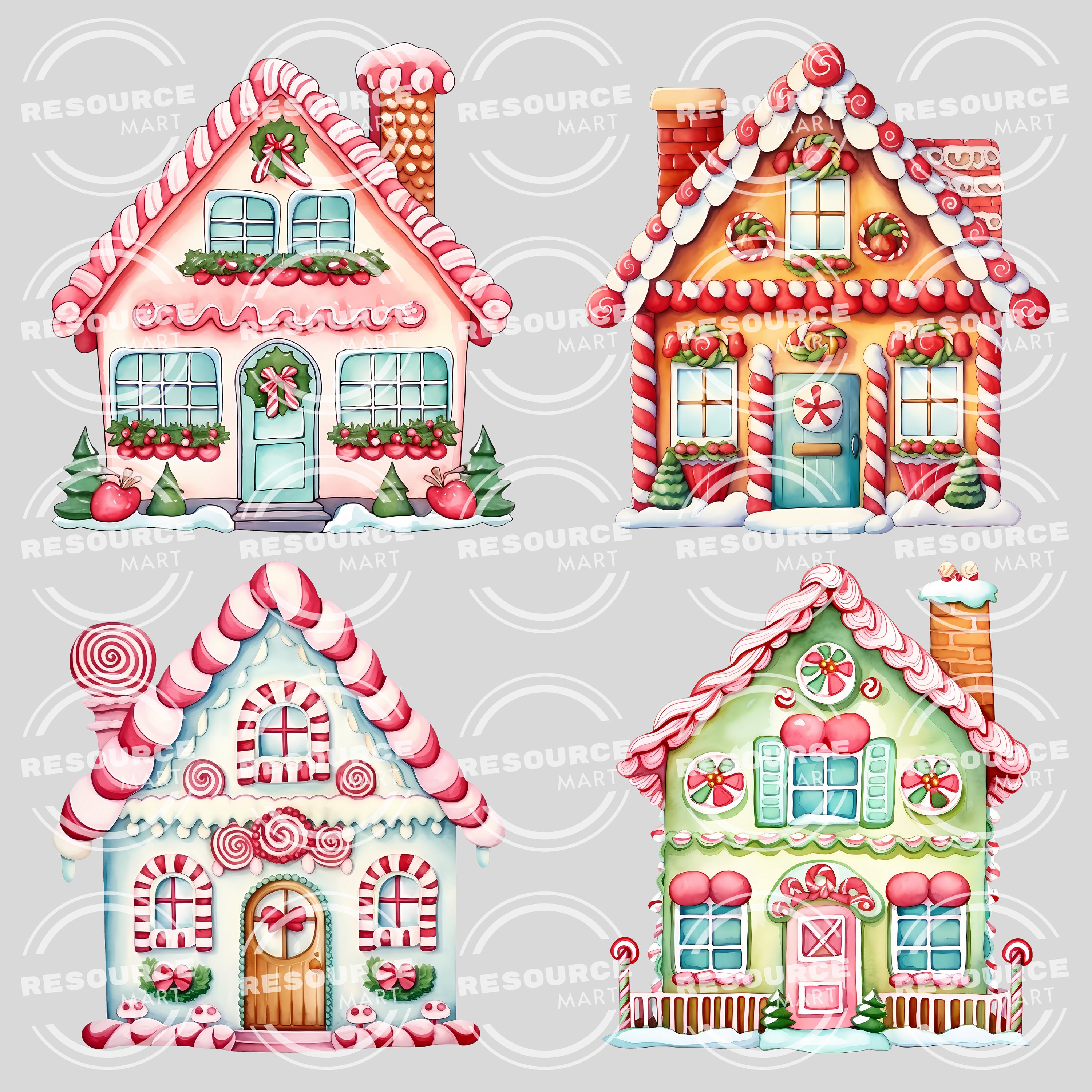 Christmas Gingerbread House Clipart Transparent PNG, Xmas Winter Clip ...