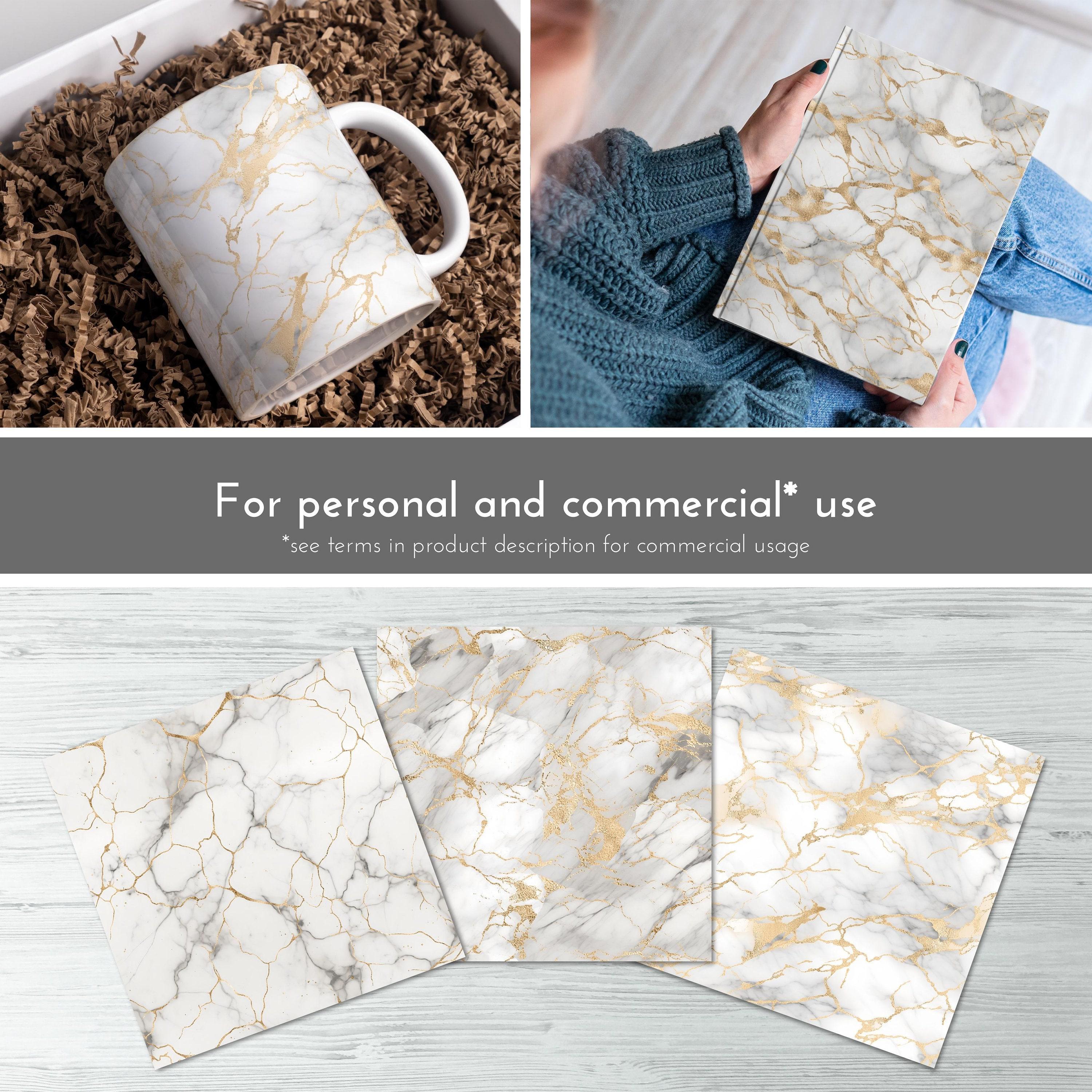 Gold Marble Digital Paper, Luxe Seamless Textures, Gold Scrapbook Pages ...
