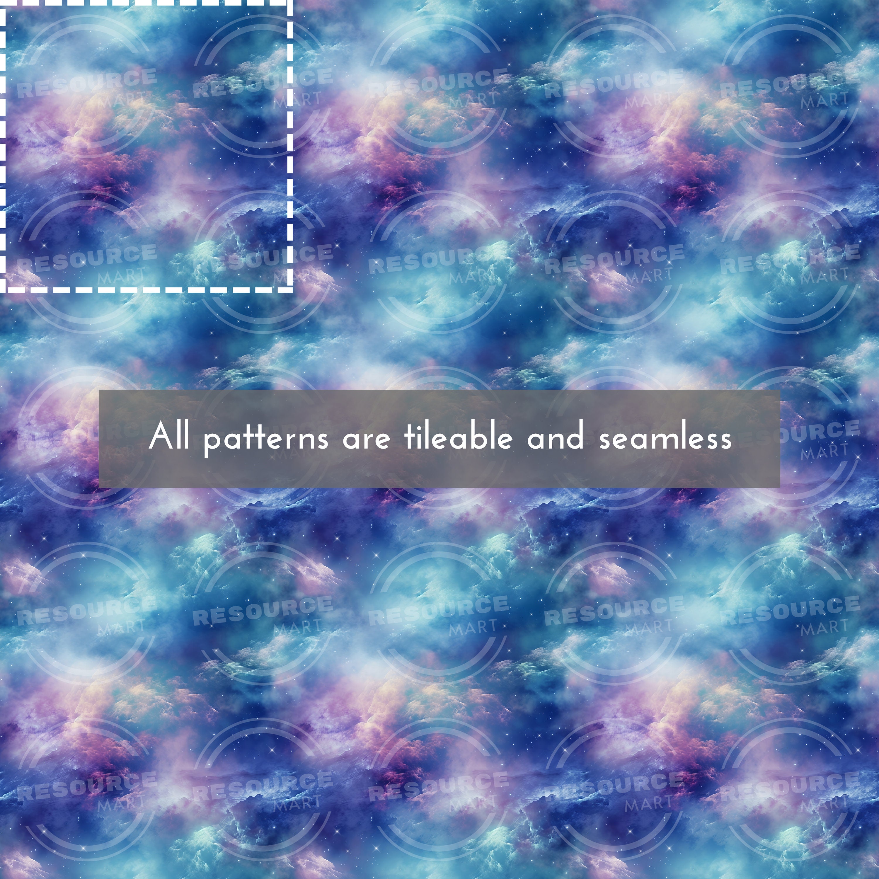 Watercolor Stardust Clouds Digital Paper Seamless Patterns - Etsy
