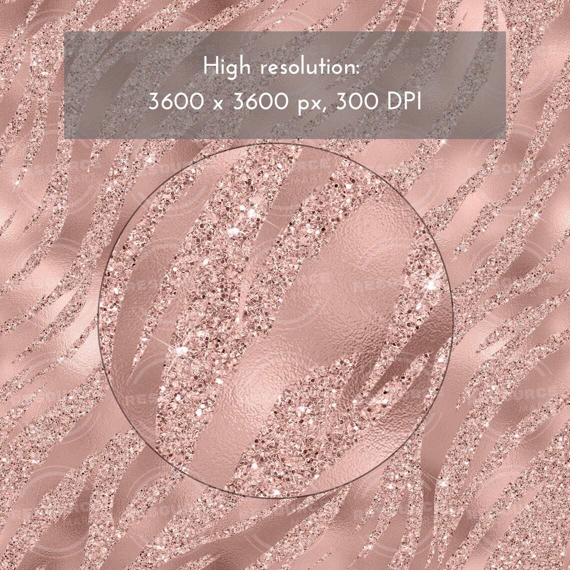Luxury Glam Digital Paper Rosegold Printable Scrapbook Paper - Etsy