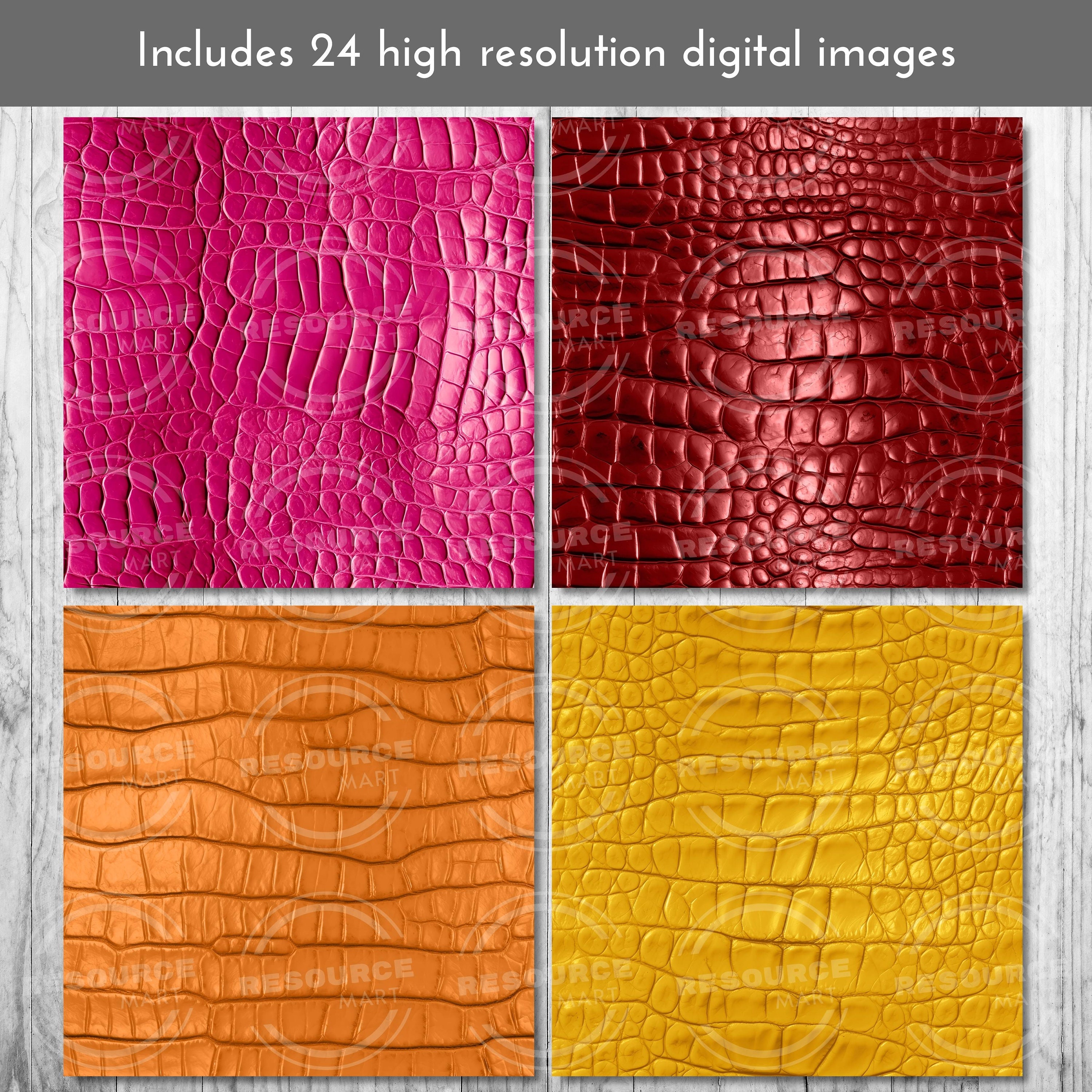 Seamless Crocodile Digital Paper, Luxury Leather Texture, Scrapbook ...