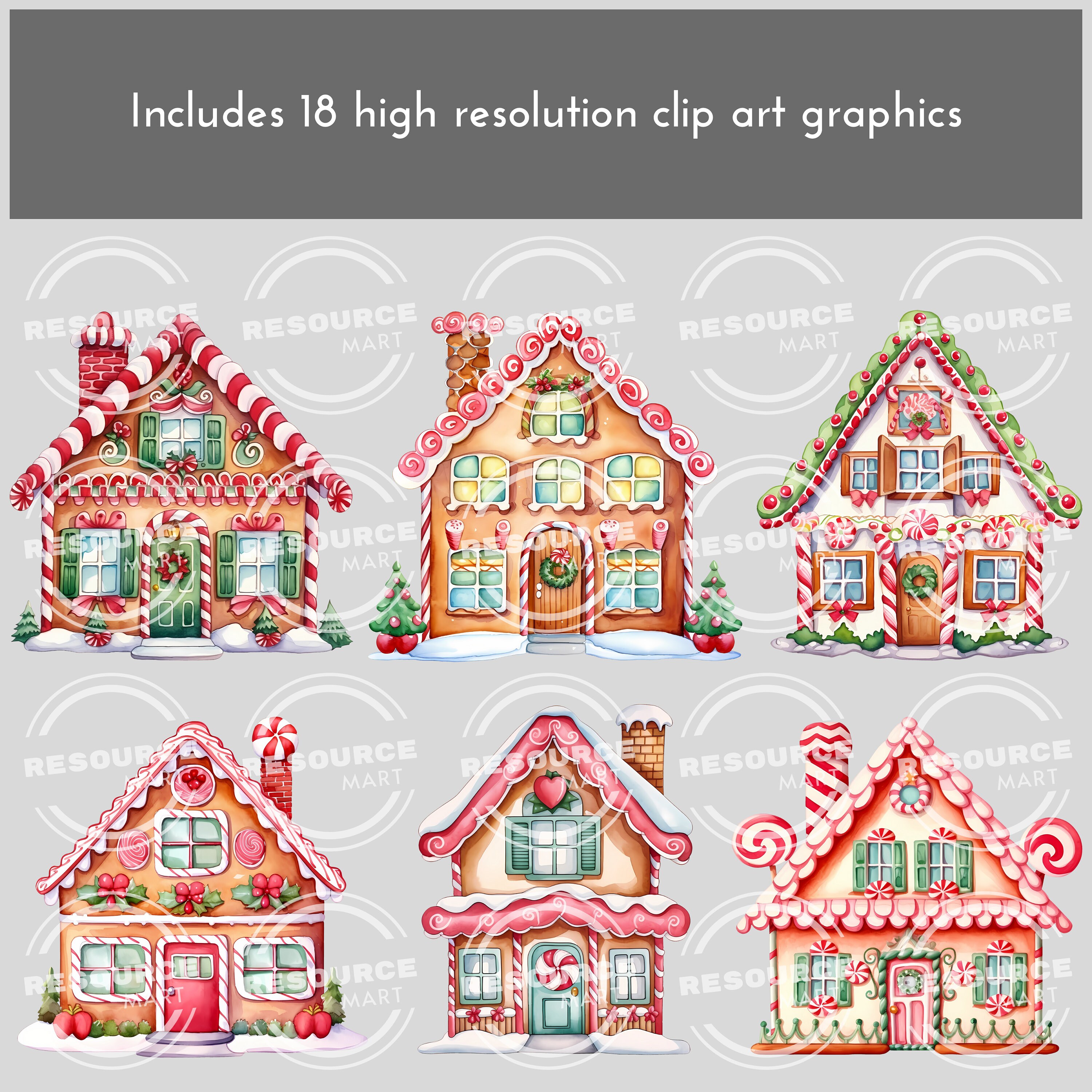 Christmas Gingerbread House Clipart Transparent PNG, Xmas Winter Clip ...