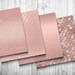 Luxury Glam Digital Paper Rosegold Printable Scrapbook Paper Seamless ...