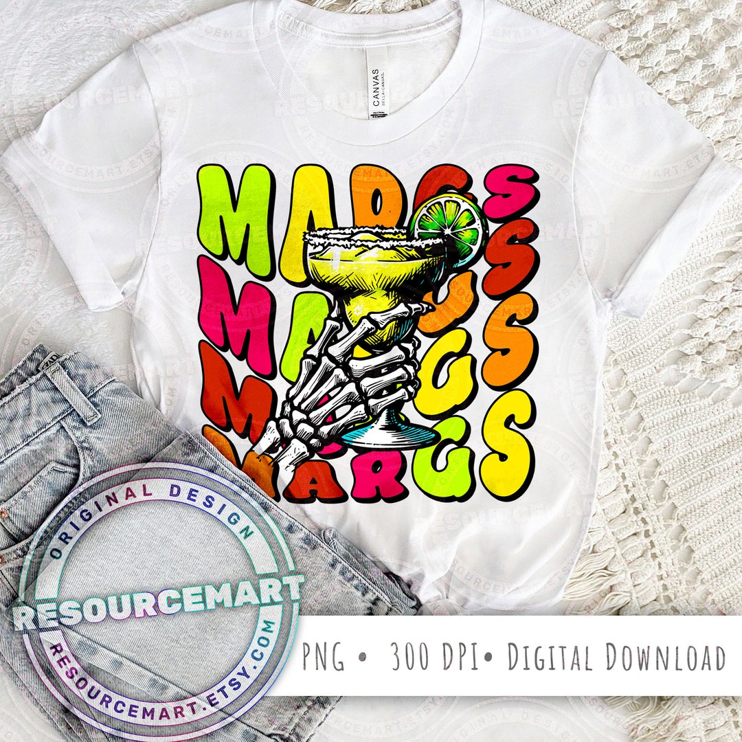 Margs PNG Graphic File, Margarita Summer T-shirt Tee Design ...