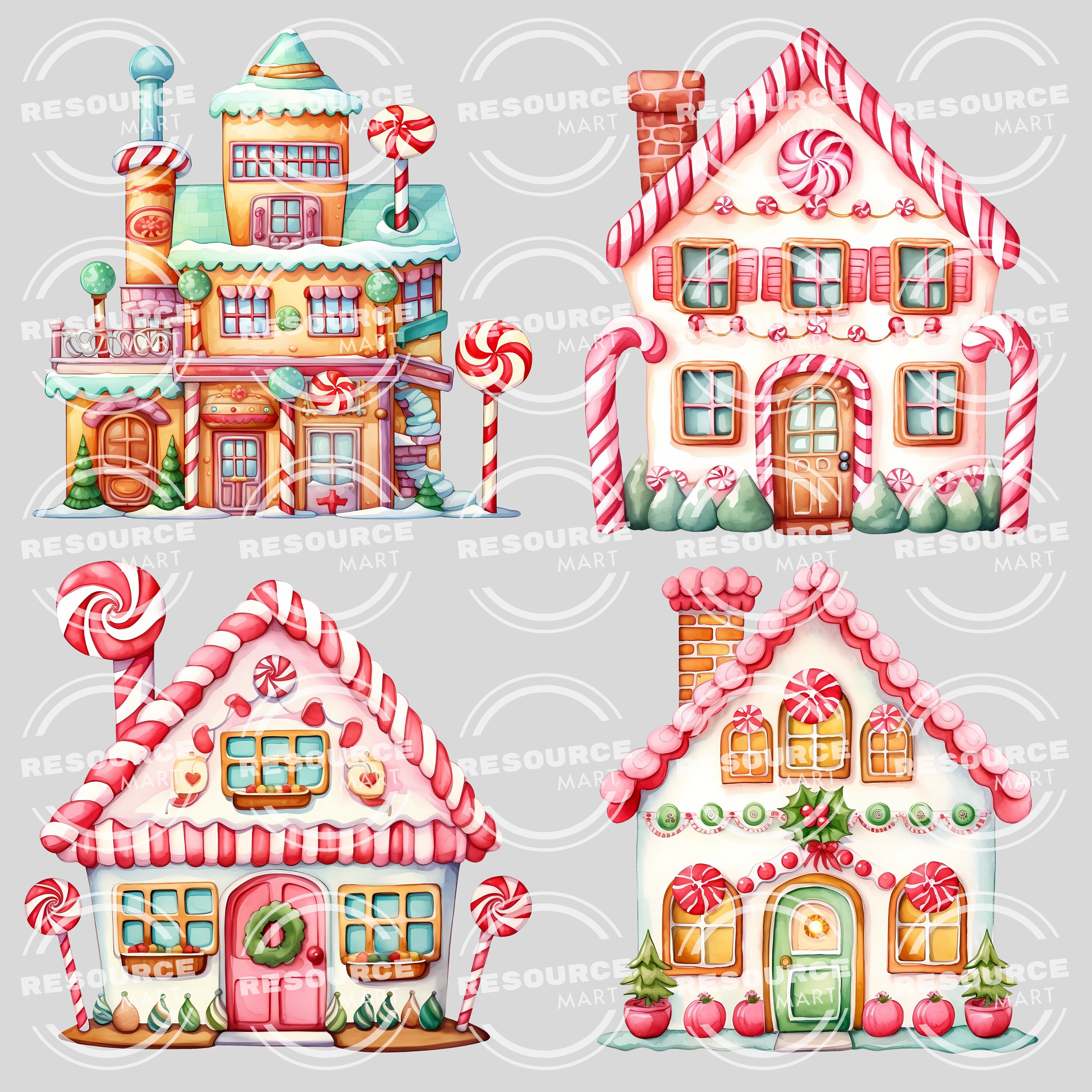 Christmas Gingerbread House Clipart Transparent PNG, Xmas Winter Clip ...