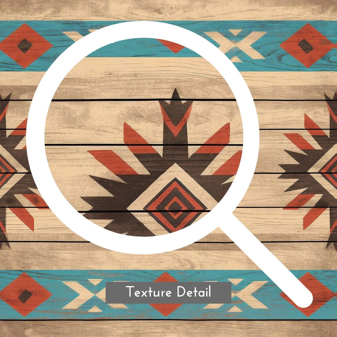 Seamless Southwestern Wood Digital Paper, Western Patterns, Aztec ...