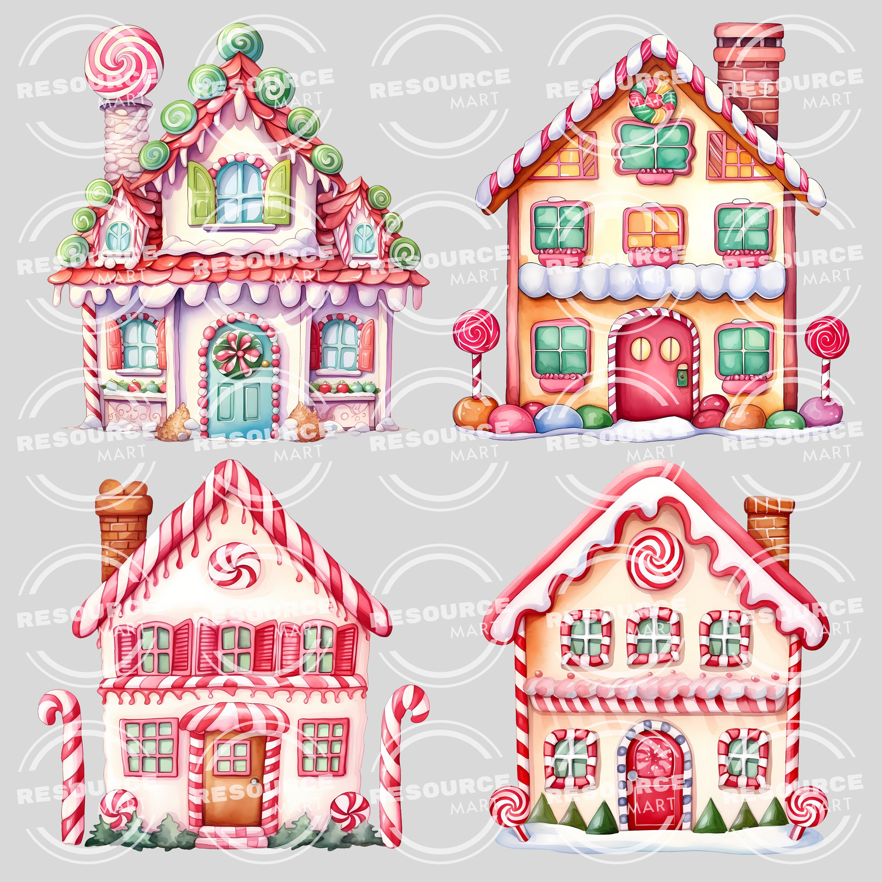 Christmas Gingerbread House Clipart Transparent PNG, Xmas Winter Clip ...