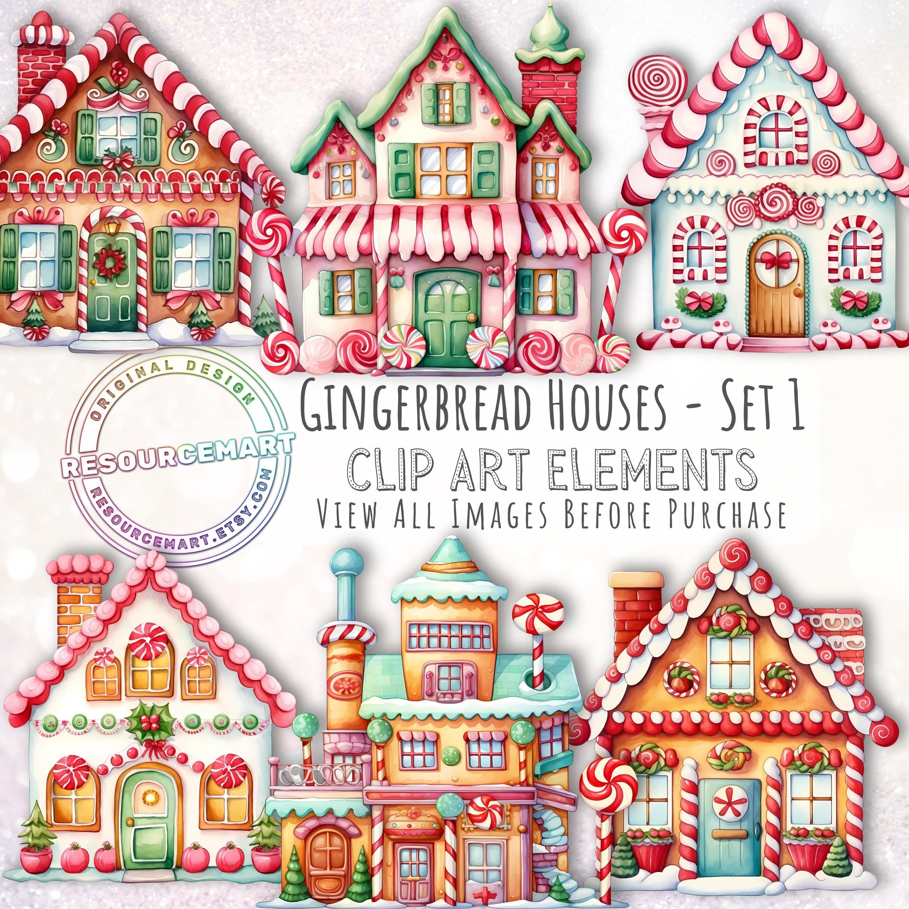 Christmas Gingerbread House Clipart Transparent PNG, Xmas Winter Clip ...