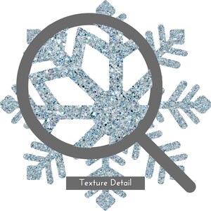 Icy Blue Glitter Snowflake Clipart Transparent PNG, Winter Christmas ...