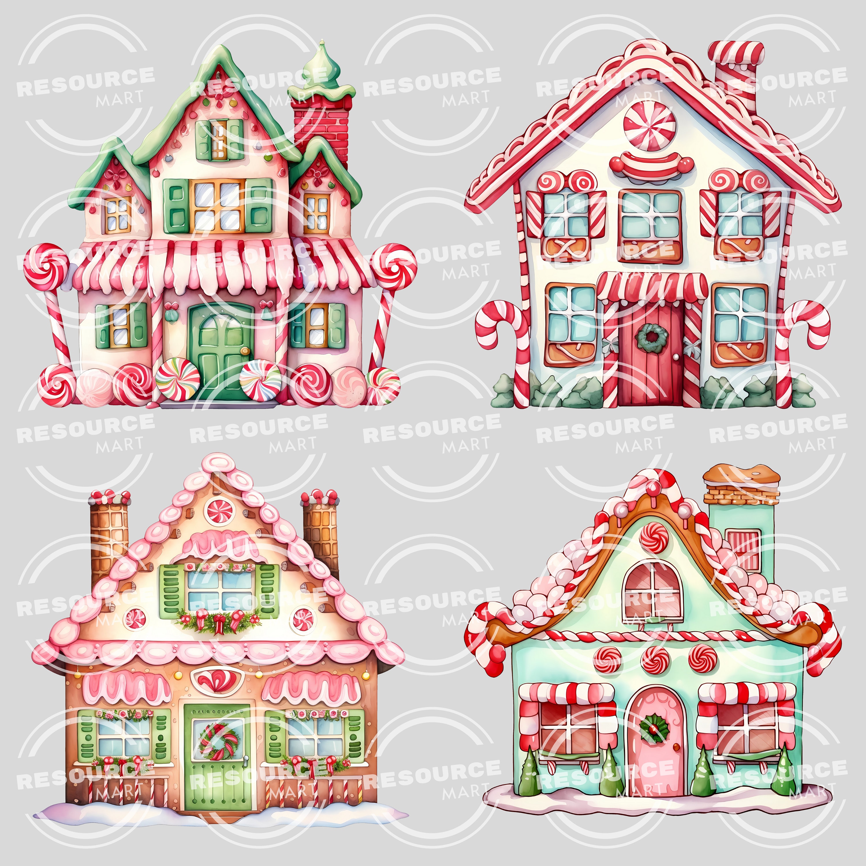 Christmas Gingerbread House Clipart Transparent PNG, Xmas Winter Clip ...