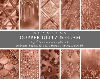 Luxury Glam Digital Paper, Foil Metallic Background,glitter Texture ...