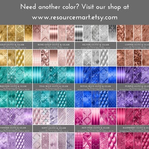Luxury Glam Digital Paper Rosegold Printable Scrapbook Paper Seamless ...