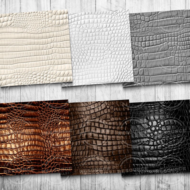 Seamless Crocodile Digital Paper, Luxury Leather Texture, Scrapbook ...