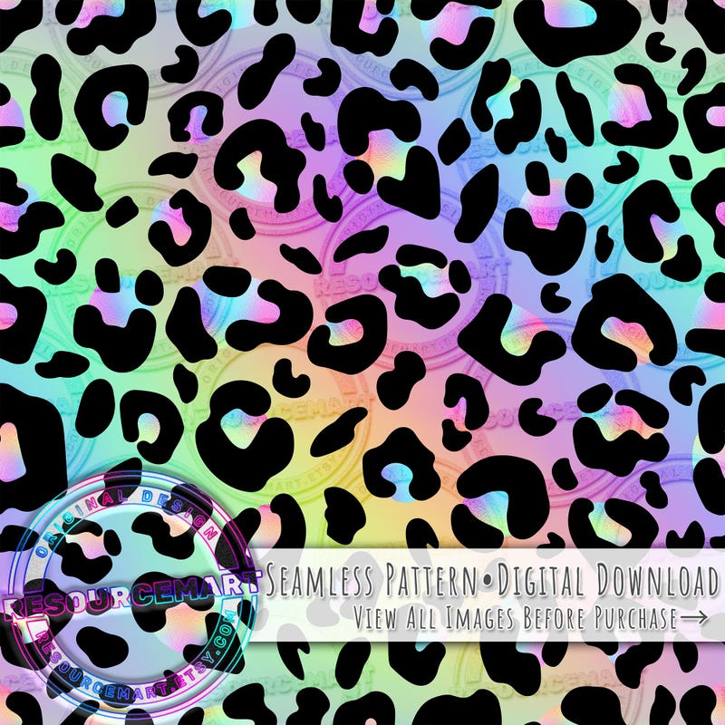 Pastel Leopard Print - Etsy