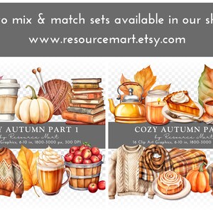 Cozy Fall Clip Art Transparent PNG, Autumn Thanksgiving Clipart ...