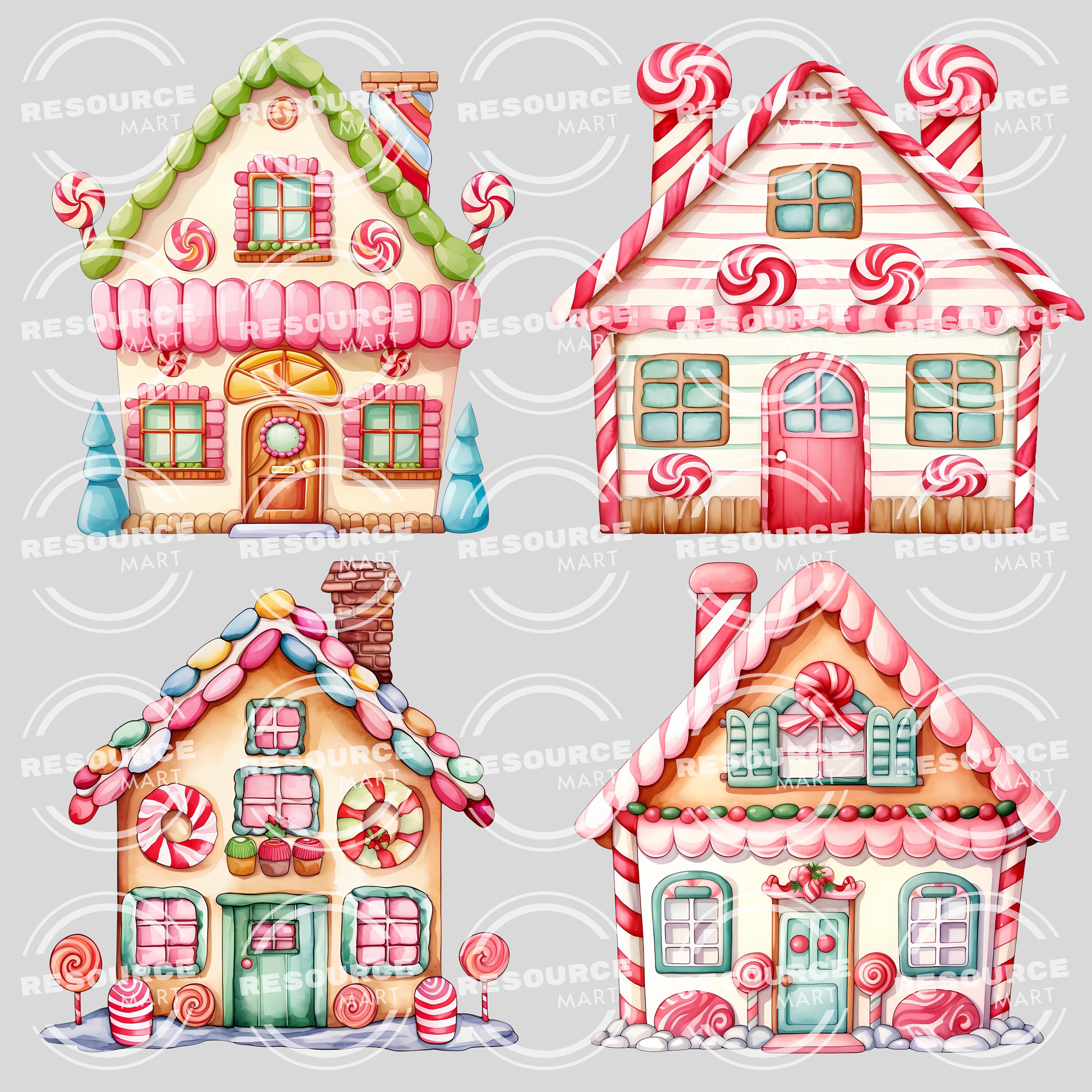 Christmas Gingerbread House Clipart Transparent PNG, Xmas Winter Clip ...