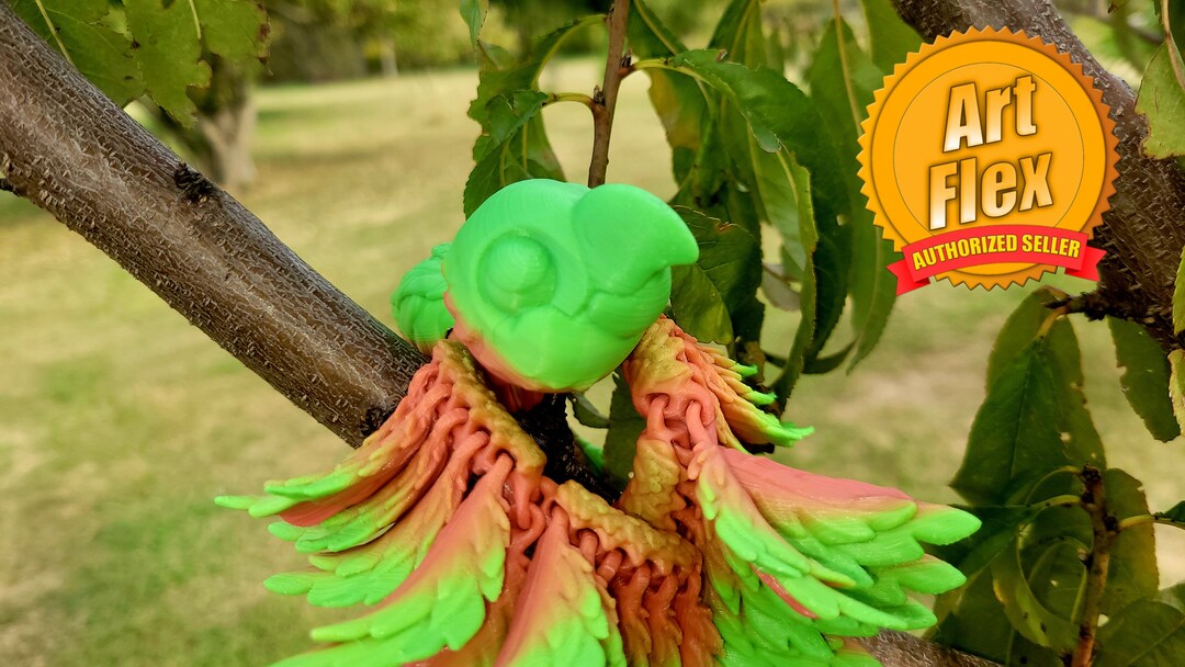 Cute Macaw 3D Printed: Charming and Lifelike 3D Parrot Toys for Humans ...
