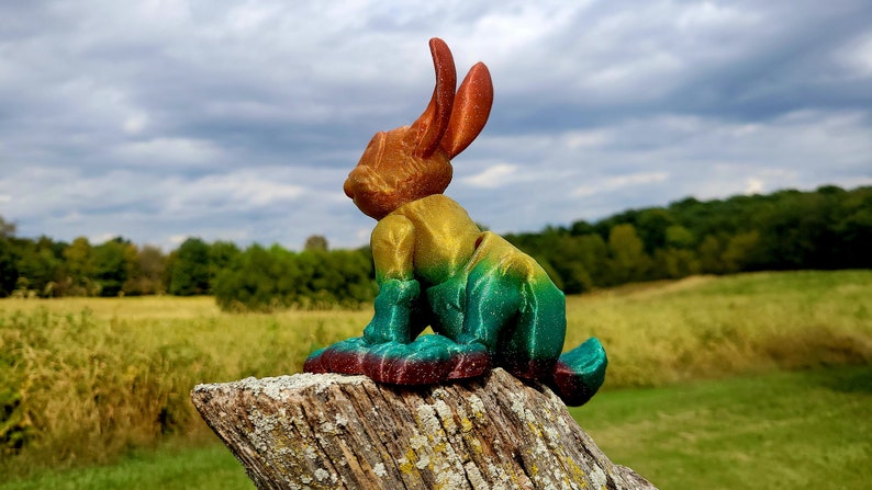 Cute 3D Printed Bunny - Etsy