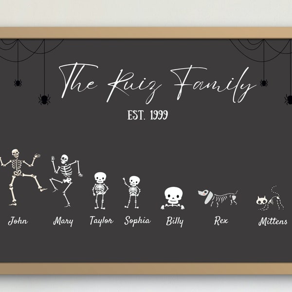 Skeleton Family - Etsy