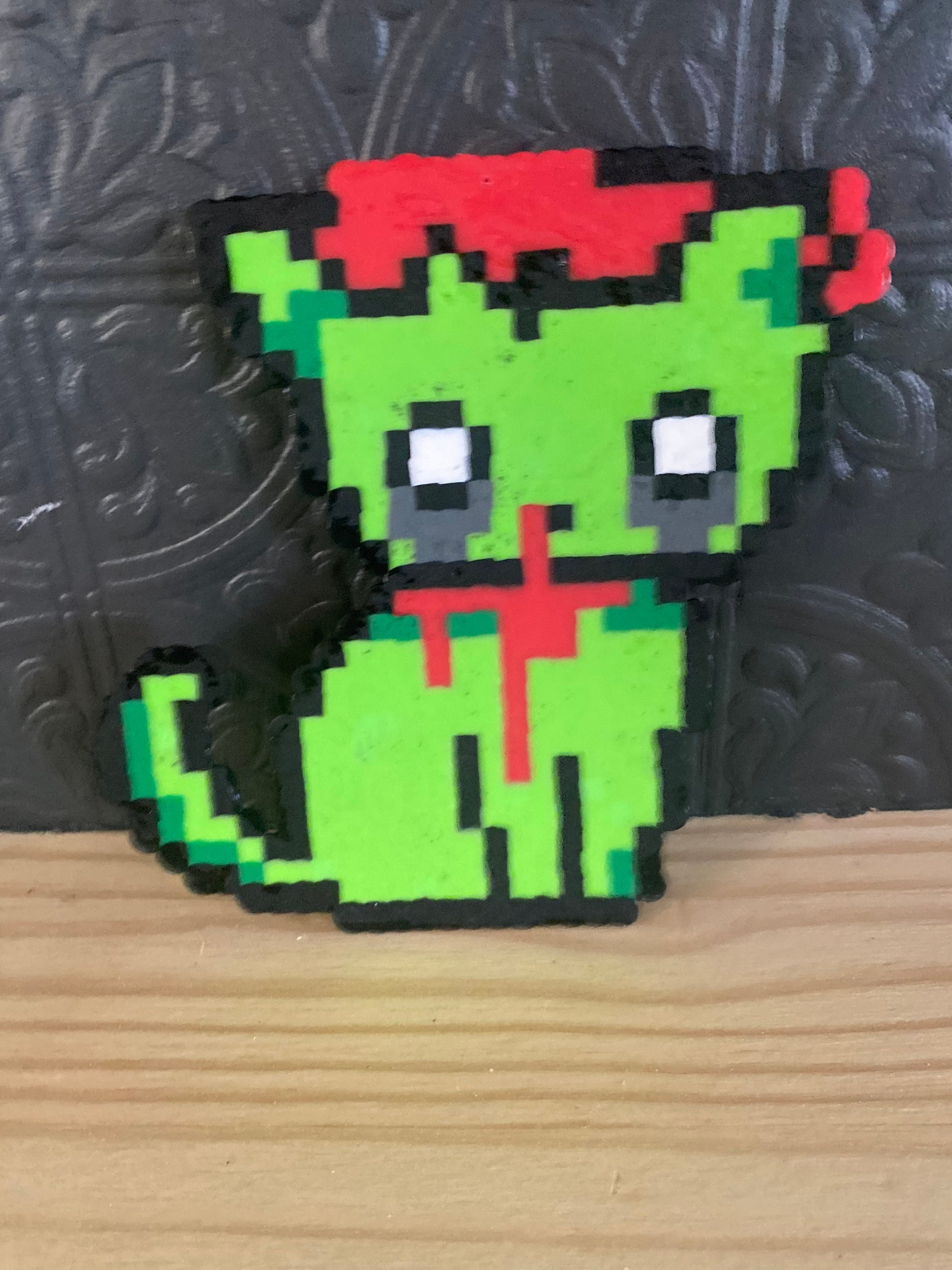 Zombie Cat Perler Bead - Etsy