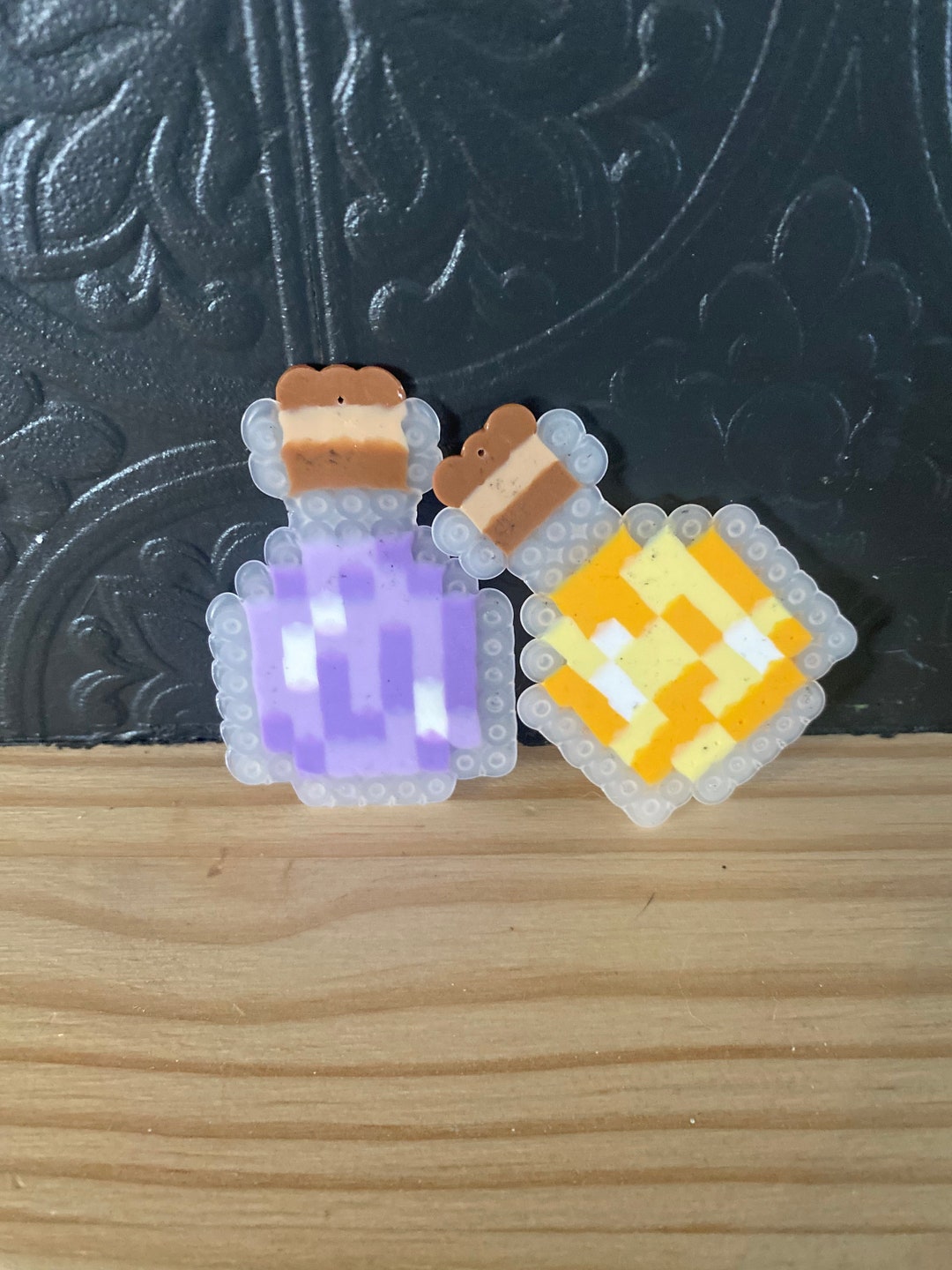 Mincraft Potion Keychains Perler - Etsy