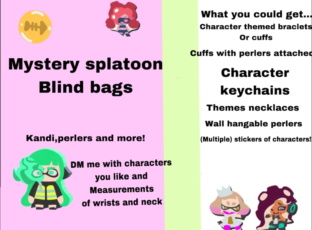 Splatoon Mystery Blind Bags - Etsy