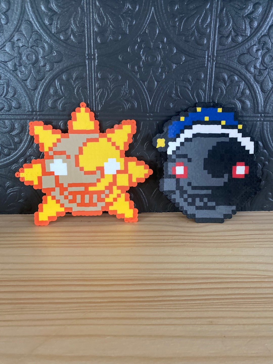 FNAF Sun and Moon Perler Beads - Etsy