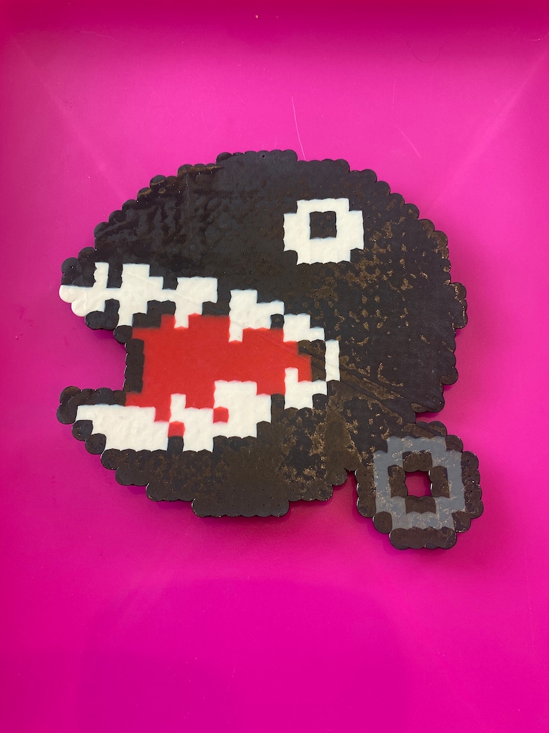 Chain Chomp Mario Perler Bead - Etsy