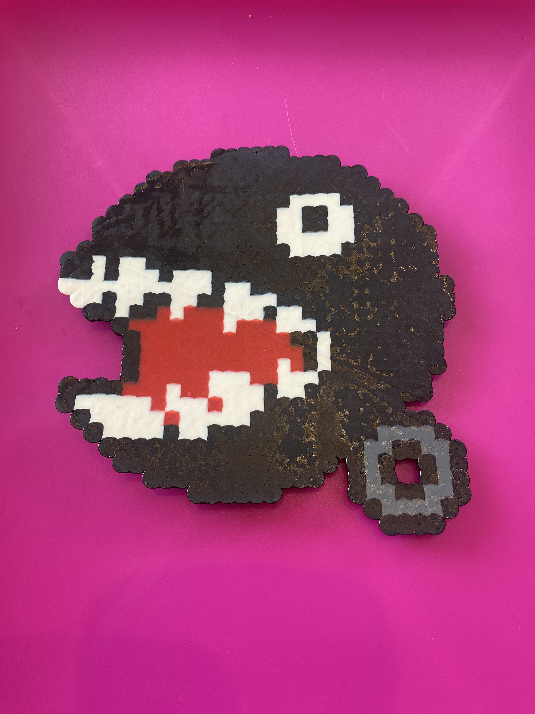 Chain Chomp Mario Perler Bead - Etsy
