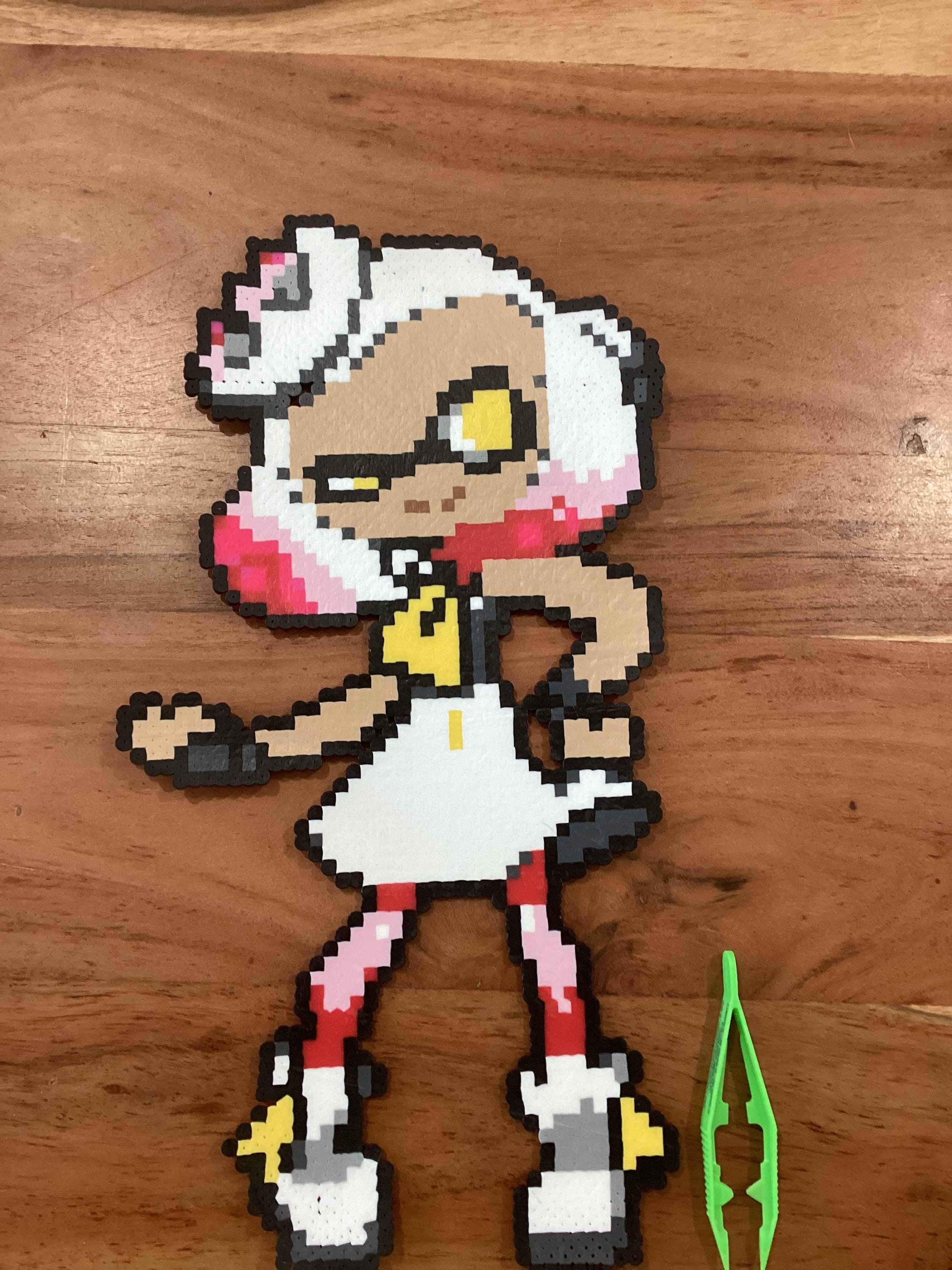 Splatoon Pearl Perler Wall Decor Handmade - Etsy