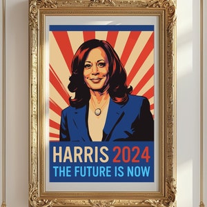 Kamala Harris 2024 Matte Vertical Posters - Etsy