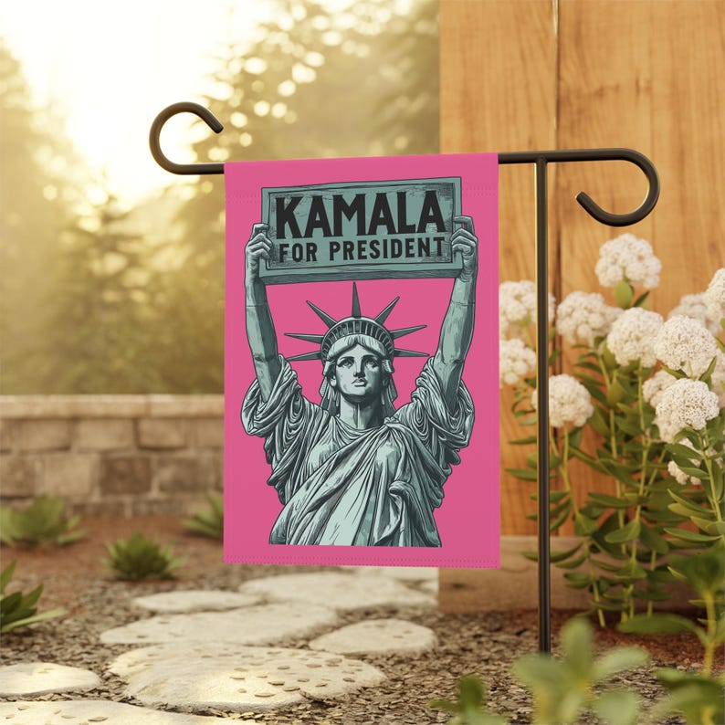 Kamala Harris, Statue of Liberty 2024 - Garden & House Banner - Etsy