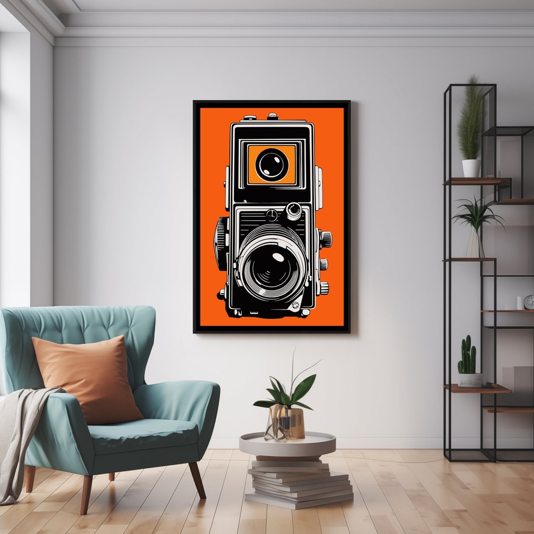 Vintage Camera Wall Art Poster - Etsy