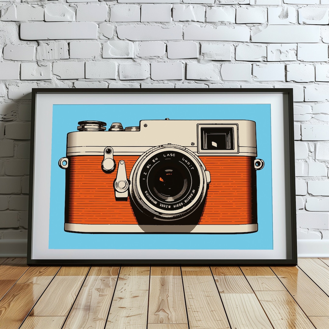 Vintage Film Camera Poster Print - Etsy