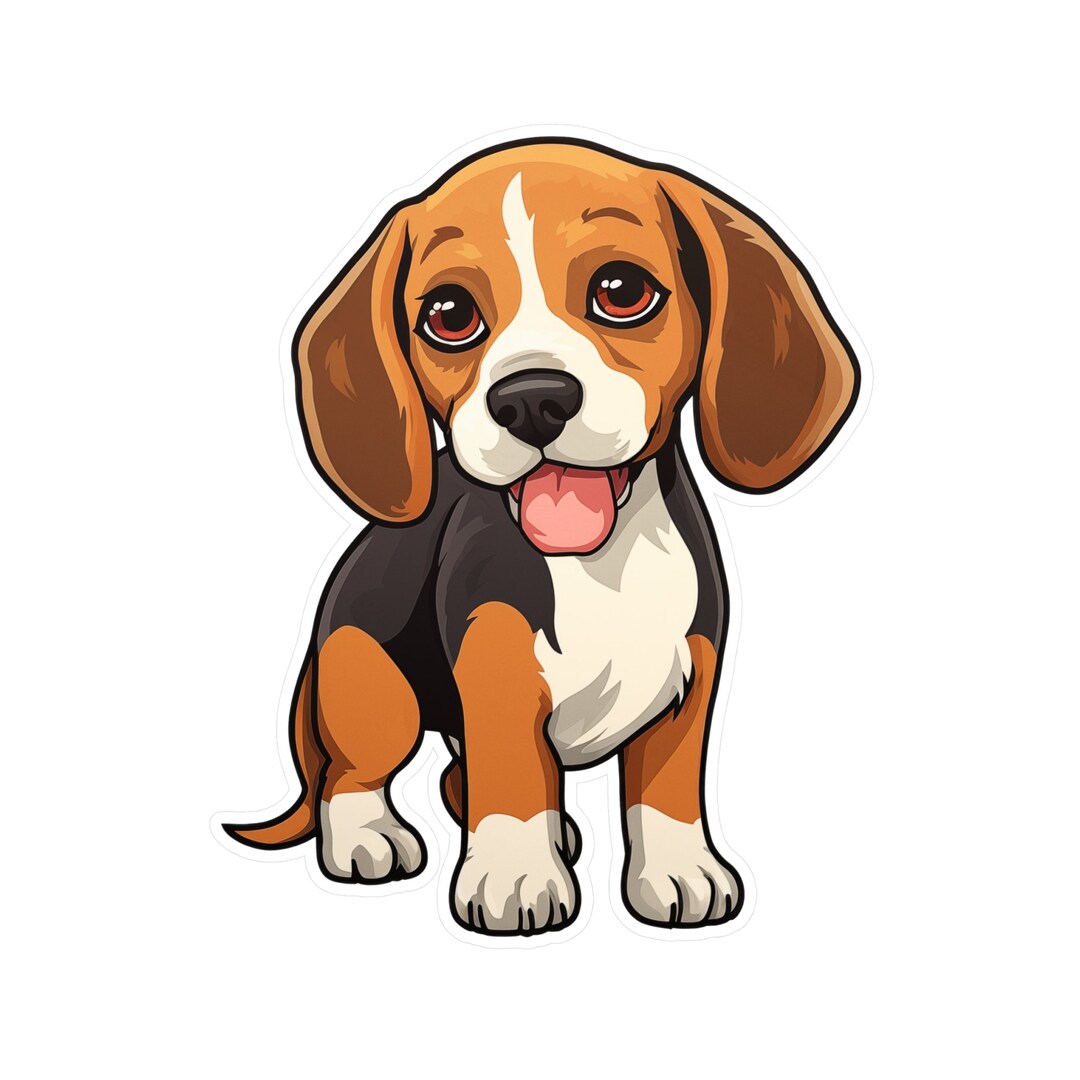 Adorable Beagle Sticker - Etsy