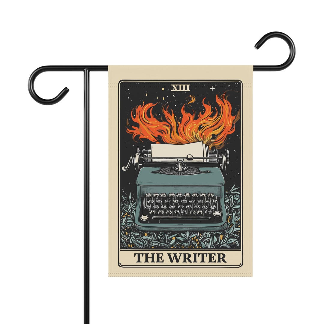The Writer - Tarot Card Garden Banner, House Flag for Writers ...