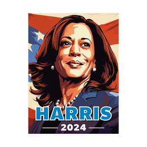 Kamala Harris for President 2024 Poster - Show Your Support! - Etsy