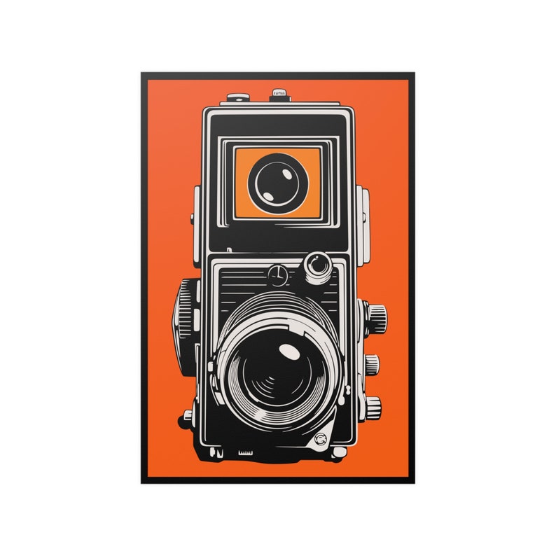 Vintage Camera Wall Art Poster - Etsy