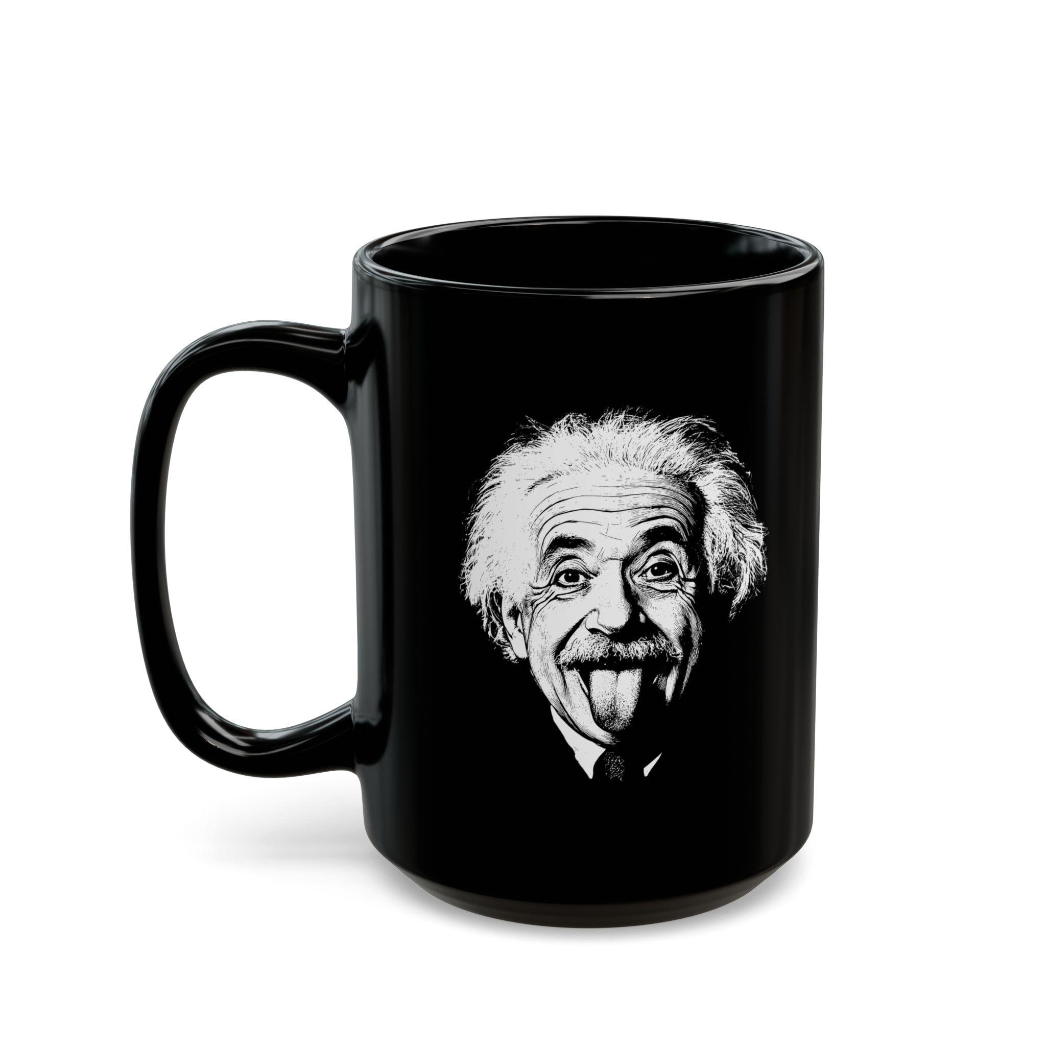 Albert Einstein 15oz Coffee Mug - Einstein Sticking His Tongue Out ...