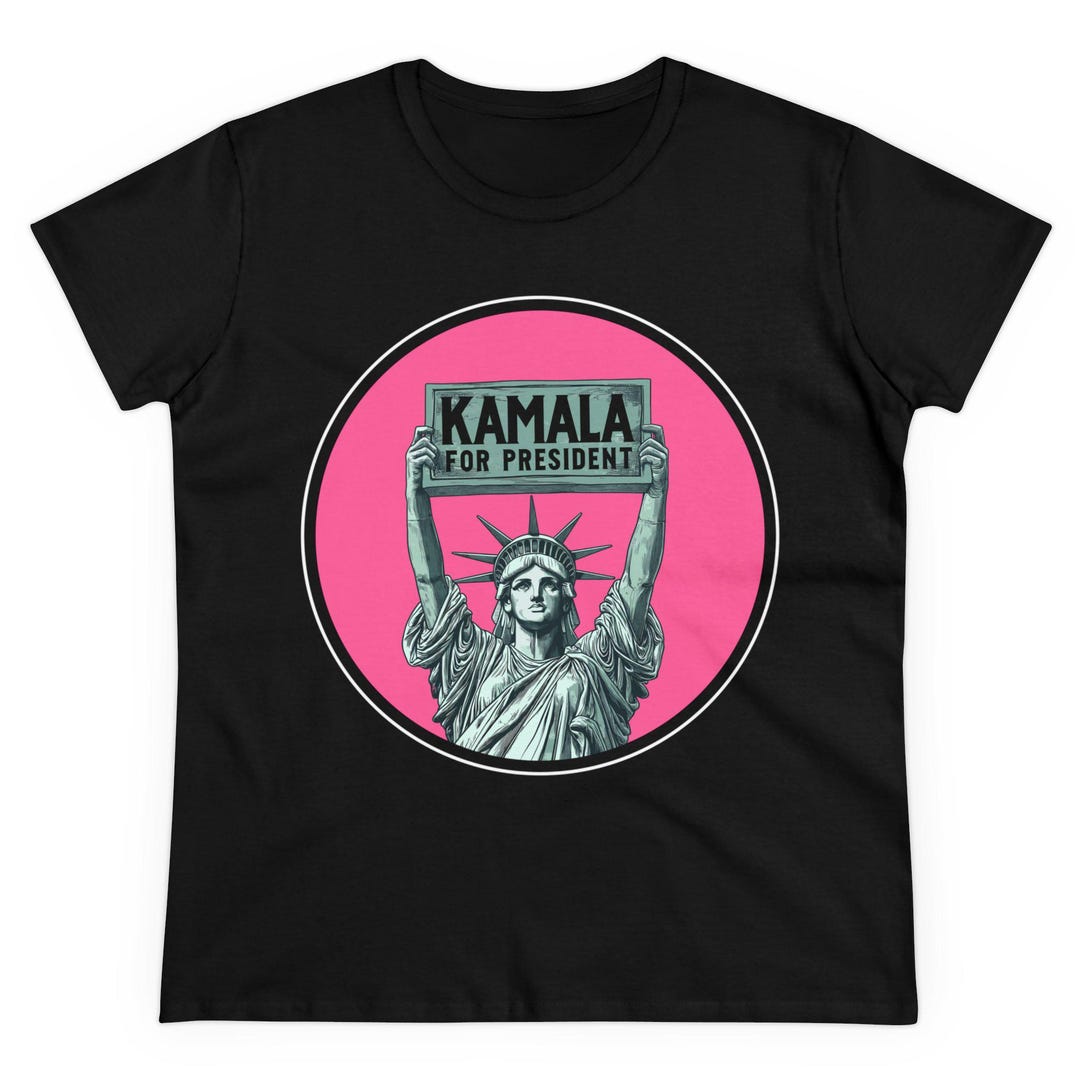 Statue of Liberty for Kamala - Harris for President 2024 - Custom Women ...