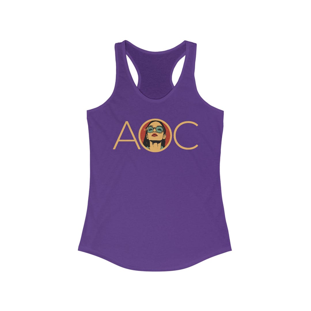 AOC Women's Racerback Tank, Alexandria Ocasio-cortez Tank Top ...