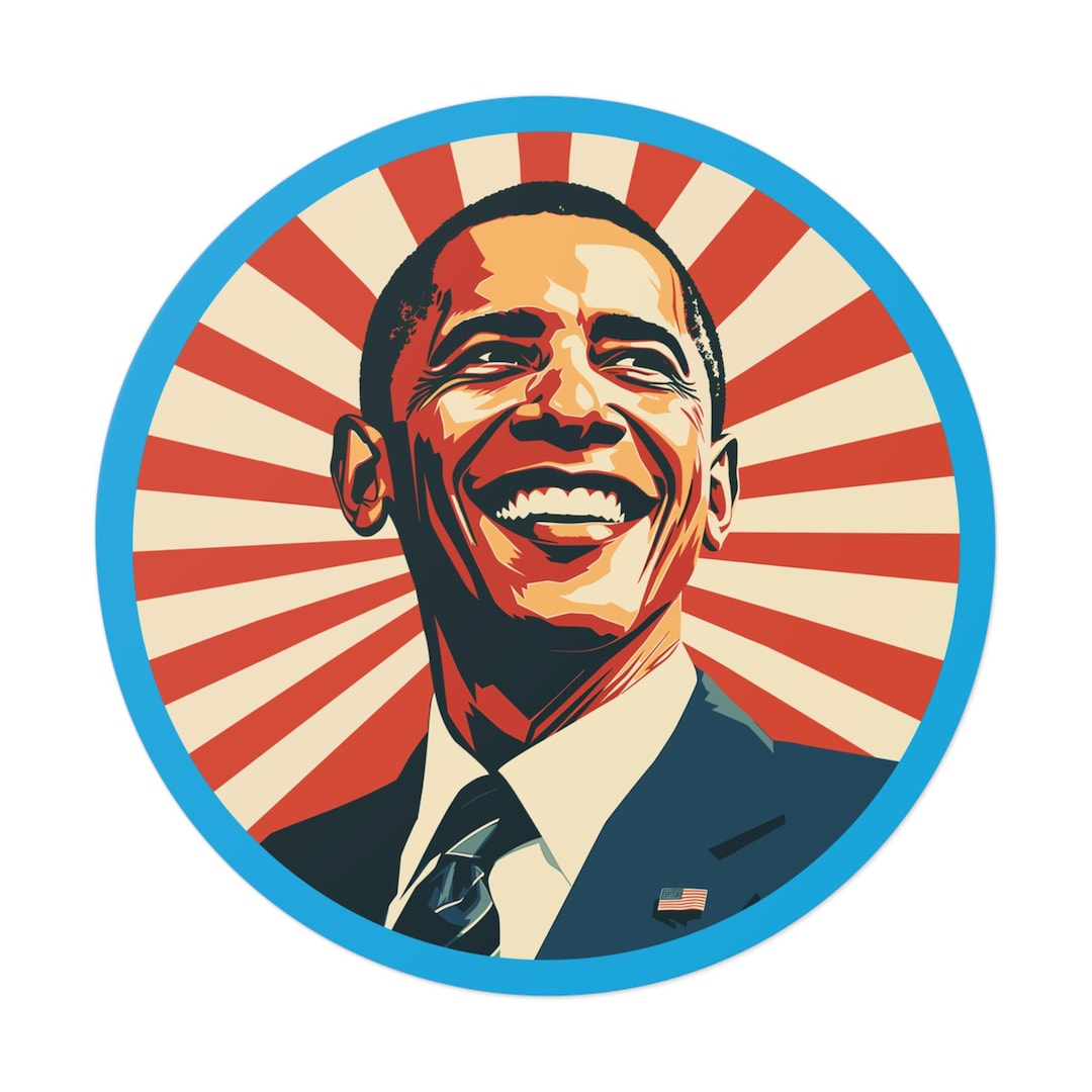 Barack Obama Vinyl Sticker, Inspirational Hope Bumper Sticker ...
