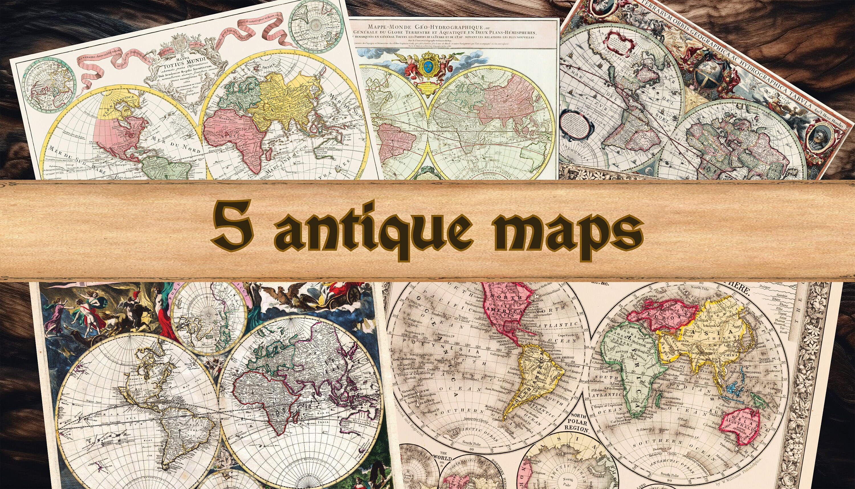 Printable Vintage Map, Anticue Wall Art,old Map,antique Maps,wall Art ...