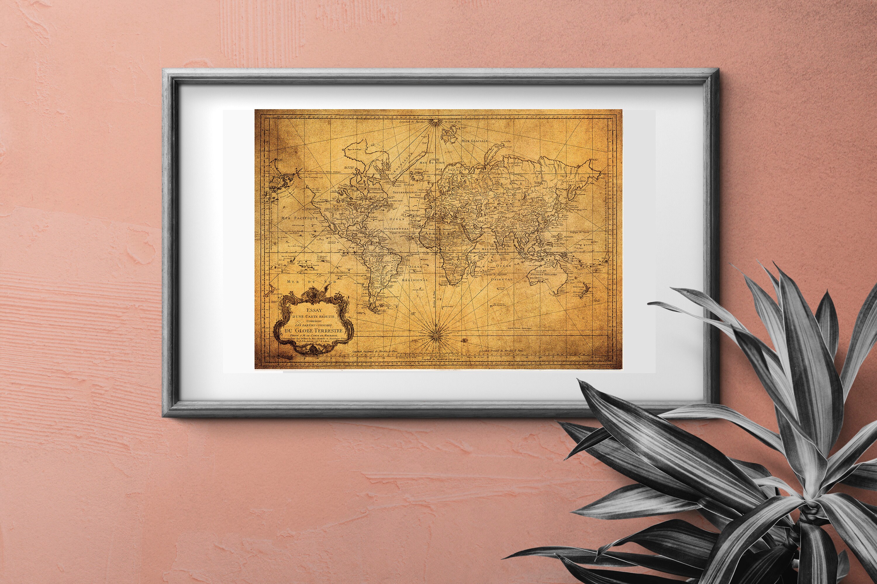 Antique Maps - Etsy
