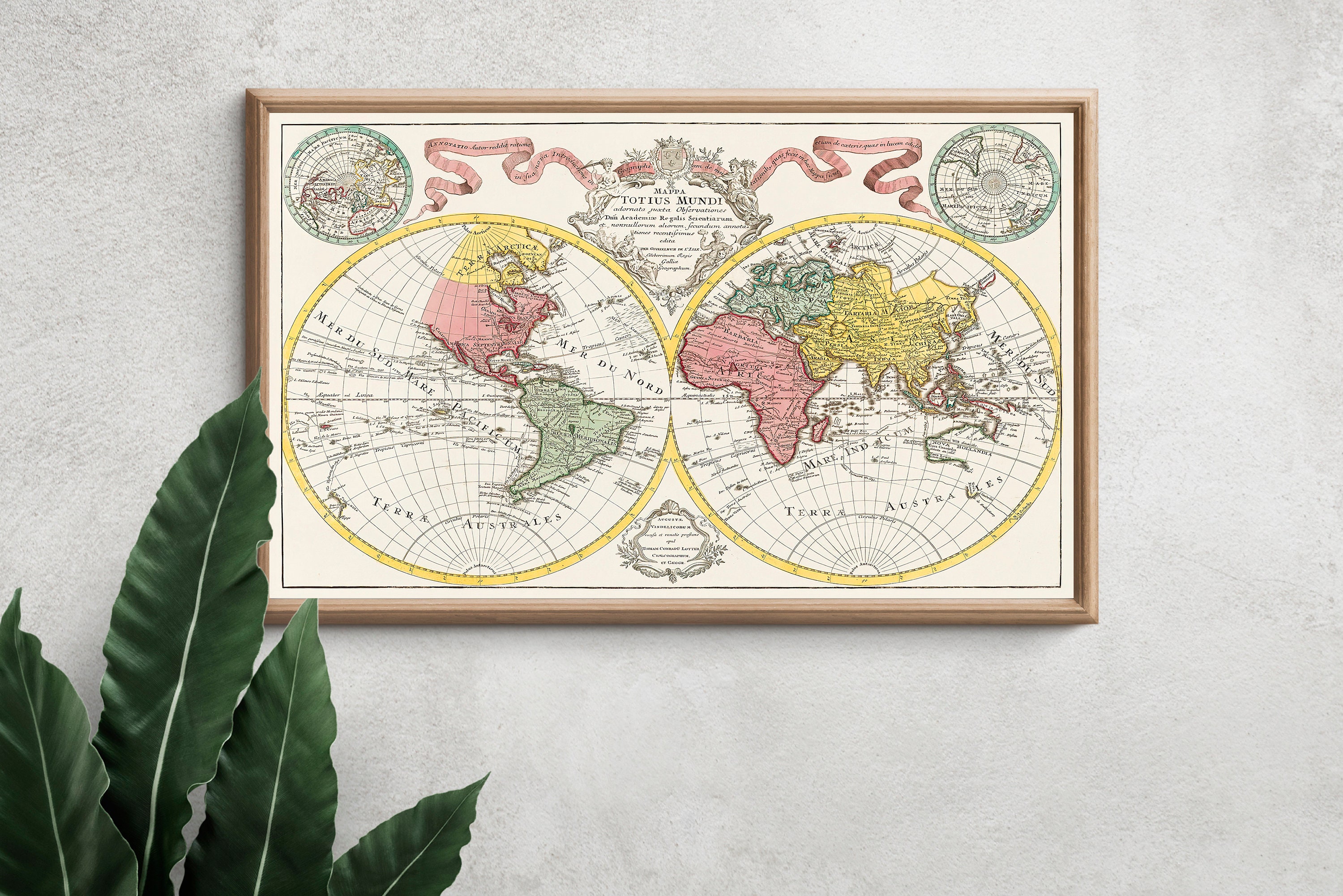 Printable Vintage Map, Anticue Wall Art,old Map,antique Maps,wall Art ...