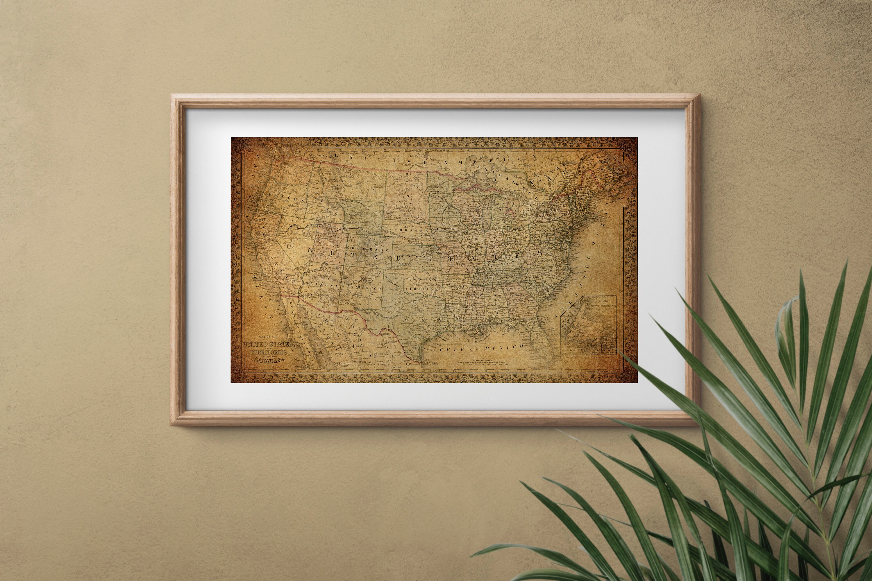 Antique Maps - Etsy