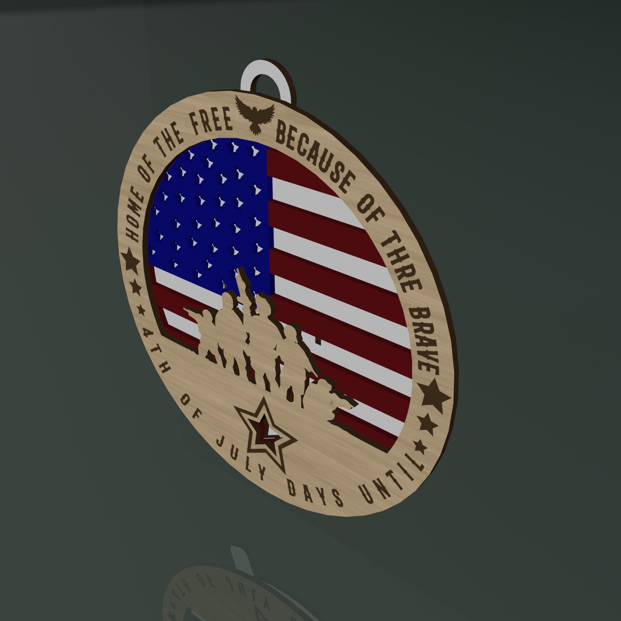 4th of July Days Until, Laser Cut File SVG, Patriotic Days Until 4th ...