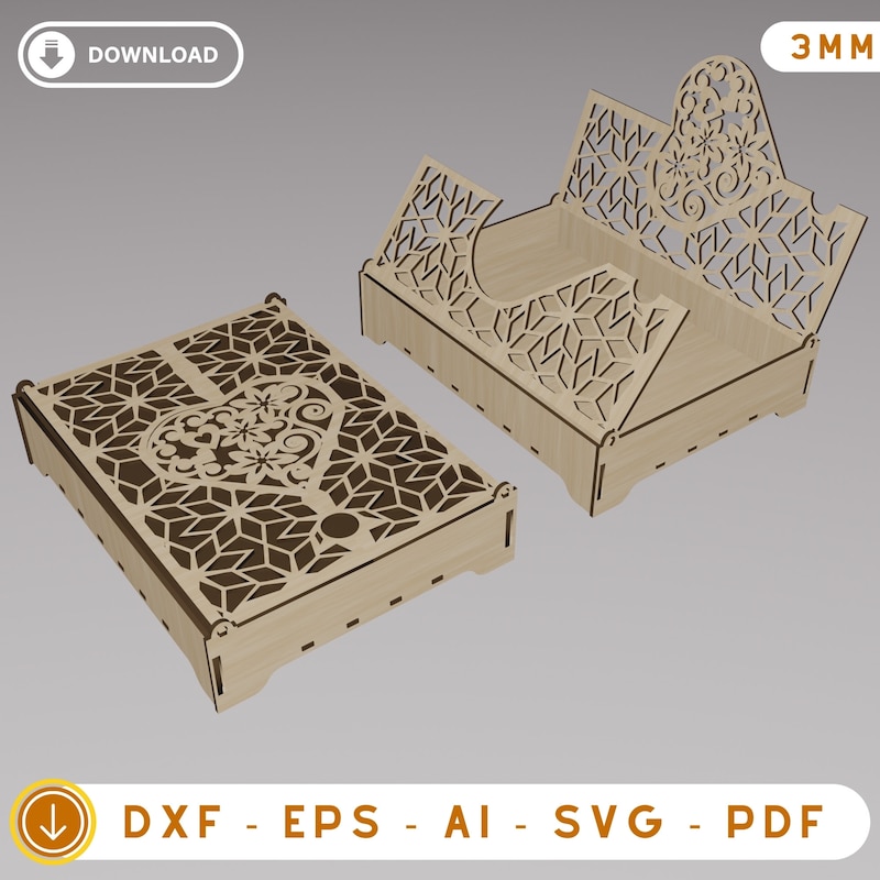 Valentine Laser Love Box - Etsy