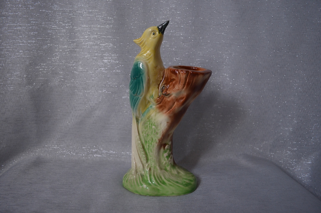 Vintage Bird Vase - Etsy